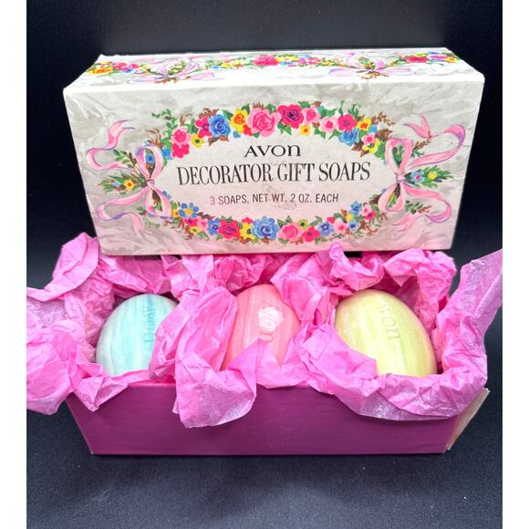 Avon | Holiday | Vintage Avon Soap Set Pastel Colors Set Of 3 ...
